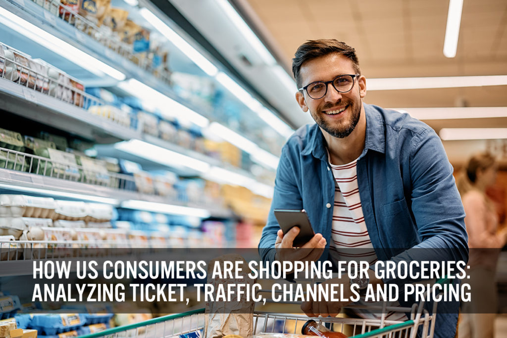 US Grocery Retailing: Analyzing Ticket, E-Commerce and Store Traffic