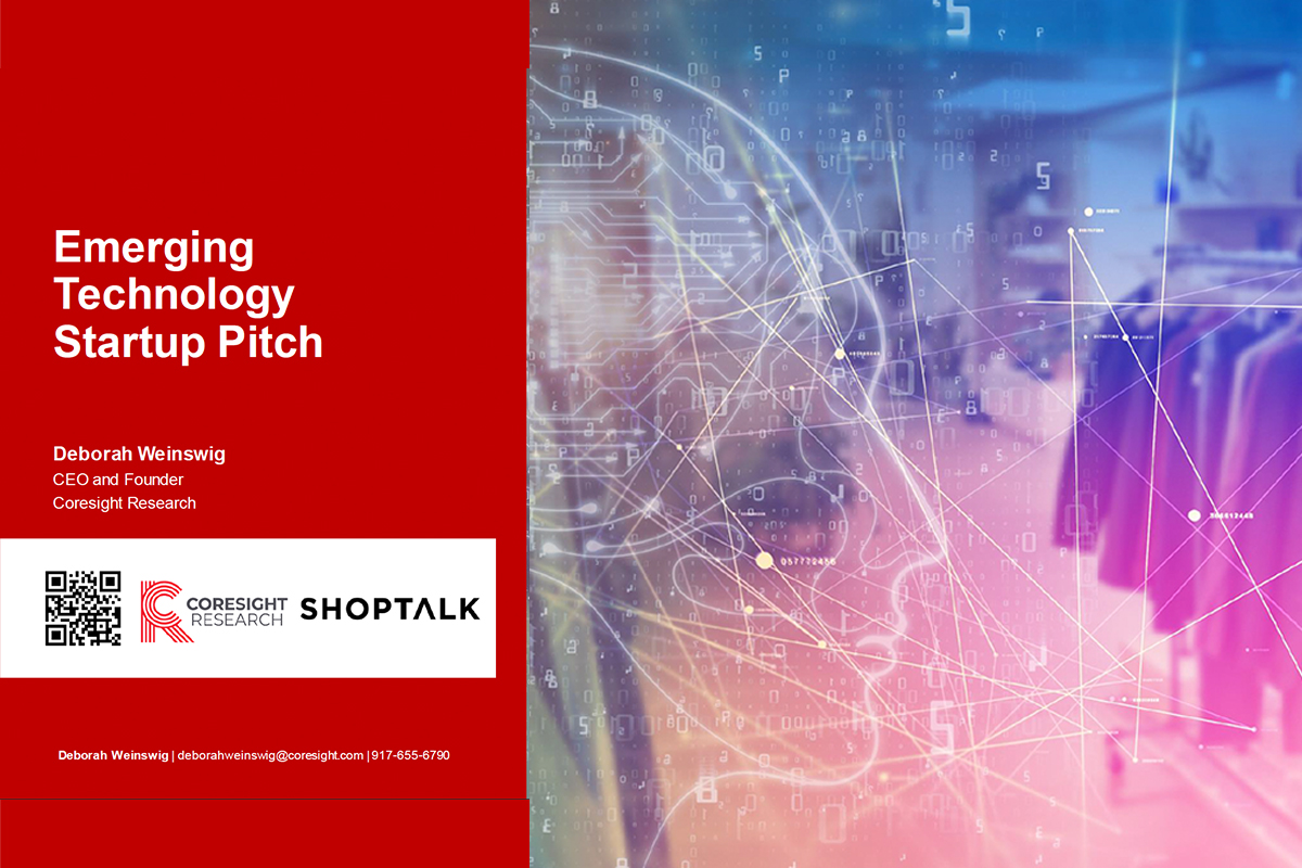 Emerging Technology Startup Pitch | Coresight Research